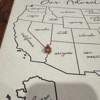 Push Pin World Map, Custom Push Pin Map, Travel Map Tracking, Wall Art ...