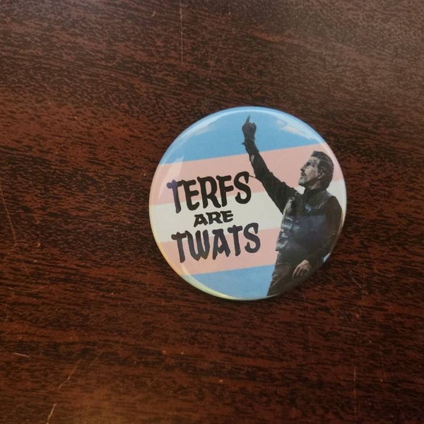 Demi Mr. Buttons Pride Button - Etsy