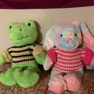 DIGITAL PDF PATTERN Crochet Build a Bear Pullover Sweater - Etsy