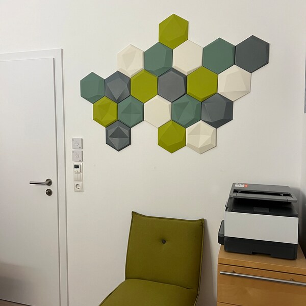 UPHOLSTERED WALL PANELS Square 30x30cm Cushion Wall Panel, Adhesive ...