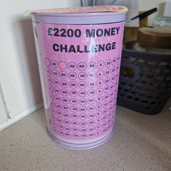 Mini Saver|tin Tracker Sticker Money Saving Challenge | Cash Stuffing ...