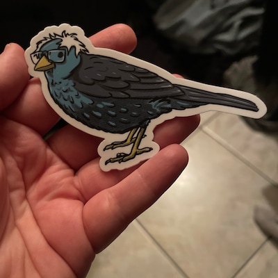 Birdie Sanders Sticker / Vinyl / Laptop Sticker / Small Bumper Sticker ...