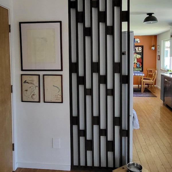 Fully Rotatable Wood Slats | Customizable Room Dividers | Adjustable ...