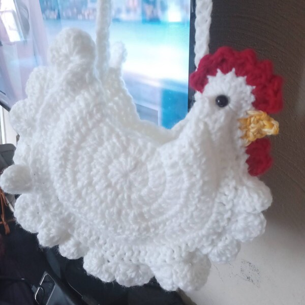 Crochet Chicken Bag Pattern Only U.S Terms - Etsy