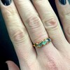 Peacock Ore Ring // Chalcopyrite Ring // Raw Stone Ring // Peacock Ore ...