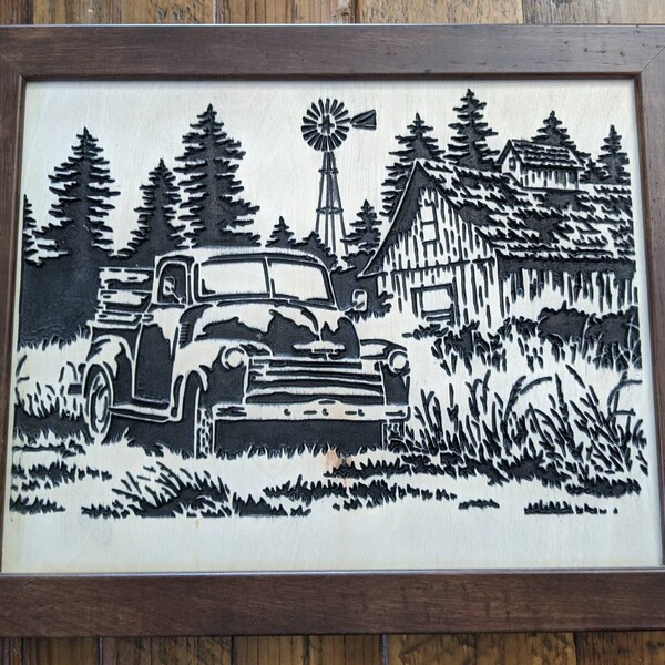 072-countryside - Scroll Saw Pattern (pdf, Jpg, Dxf, Svg, Eps) - Etsy