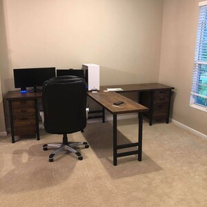 Black pipe wood kitchen island Free shipping Industrial | Etsy