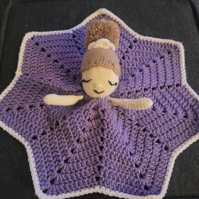 Purple Princess Lovey Crochet Pattern - Etsy