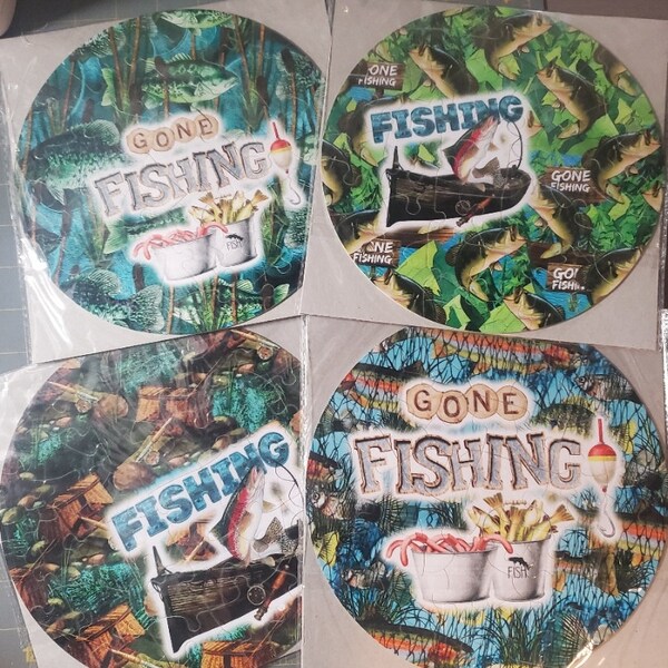 Fishing Seamless Digital Paper Pack, Nature Digital Paper Pack ...