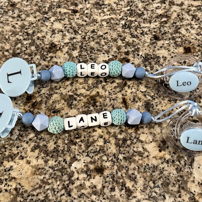 Personalized Pacifier, Personalized Pacifier Clip, Baby Boy Gift ...