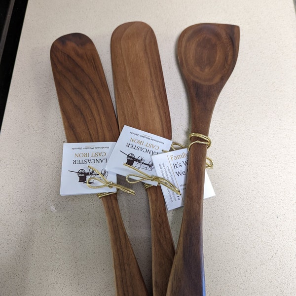 Handmade Wooden Spurtle - 12” Large Stirring Utensil Made in the USA ...