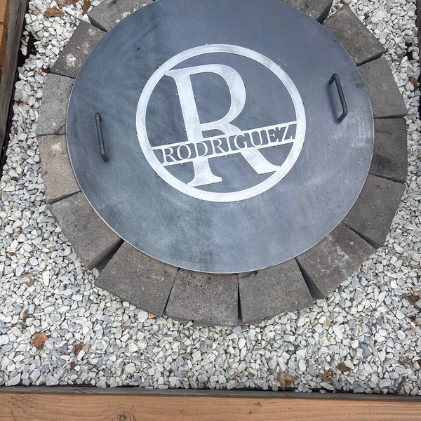 Heavy Duty Fire Pit Ring Deer Outdoor Decor, Metal Garden Fire Ring ...