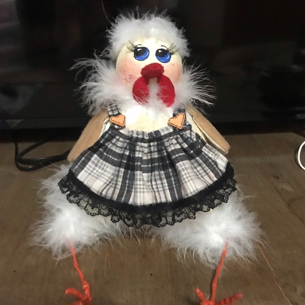 Primitive Chicken Pattern, E-pattern, PDF Instant Download Pattern, Digital Download Pattern ...