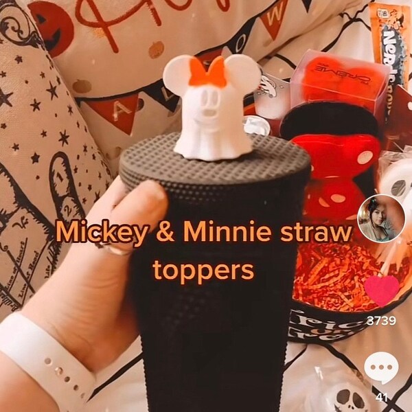 Magical Straw Happy Haunt Ghost | Straw Buddy | Straw Charm | Straw ...