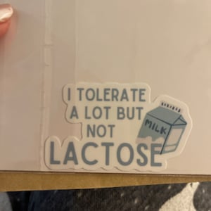 Dont Tolerate Lactose Laptop Stickers, Funny Stickers, Sarcasm Laptop ...