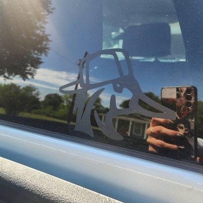 Lab With Backwards Hat Premium Vinyl Decal 4 Colors 8 Sizes - Etsy