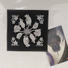 Rat King- Silver Screen Print Fabric Patch 8x8cm- Goth, Rat Lover Gift ...