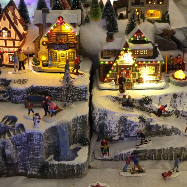 Field, Christmas Village Display Base ONLY Add-on or RISER Platform for ...