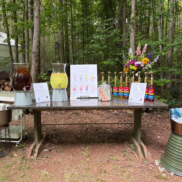 Graduation Party Lemonade Bar Menu - Etsy