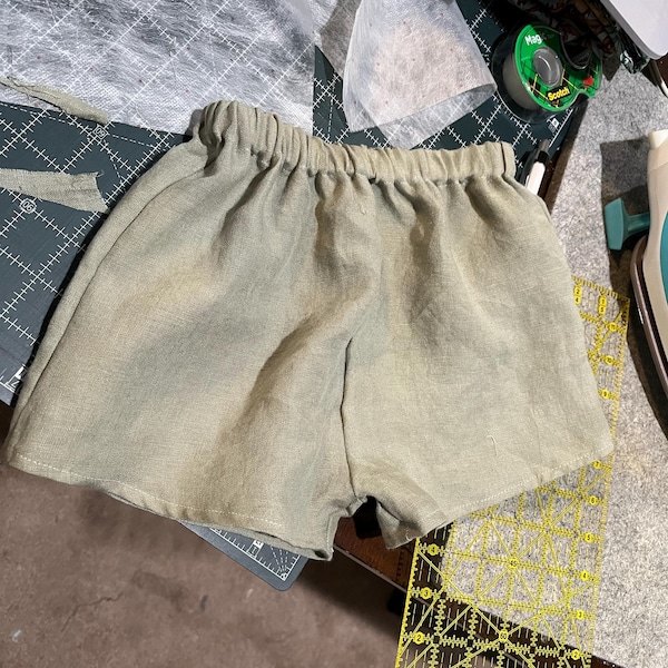 Sewing Pattern of Shorts for Kids. Simple to Make Baby Shorts. Mini ...