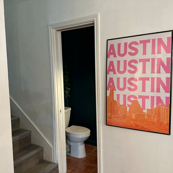 Dallas Poster Dallas Art Print Dallas Wall Art Dallas Skyline Dallas TX ...