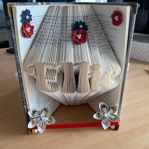 Folded Book Art Name - Etsy