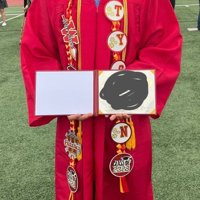 Customized Graduation Lei, Gift for Graduation, 2 Color Graduation Lei ...