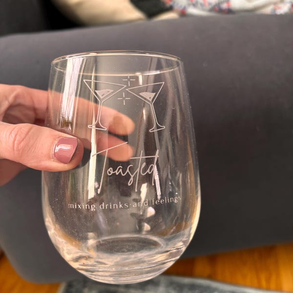 Custom Designed Glasses, Custom Logo Glass, Etched Glassware Gift ...