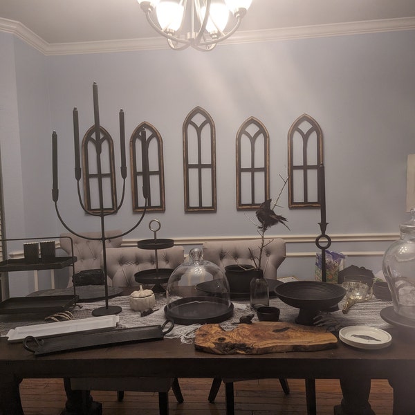 Black Window Frame Cathedral Style Arch - Etsy