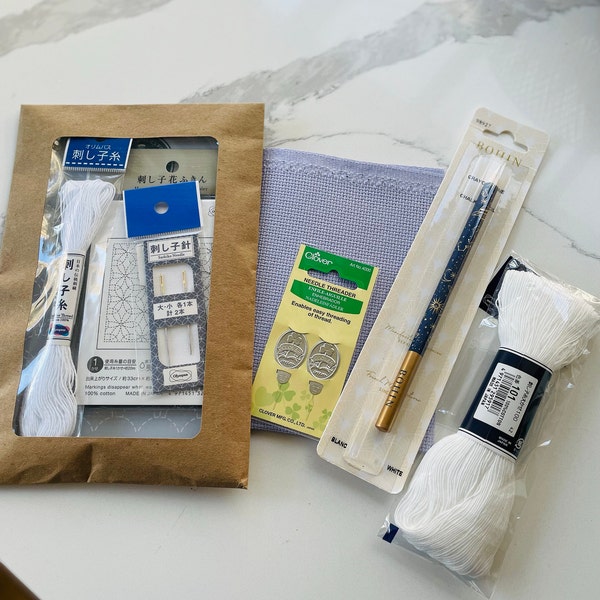 Sashiko Kit | Olympus Sashiko Embroidery Pattern, Traditional Japanese ...