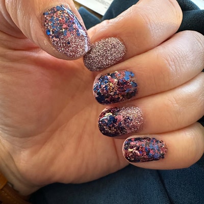 Marquee Dip Powder Glitter Dip Powder Dip Powder for Nails - Etsy