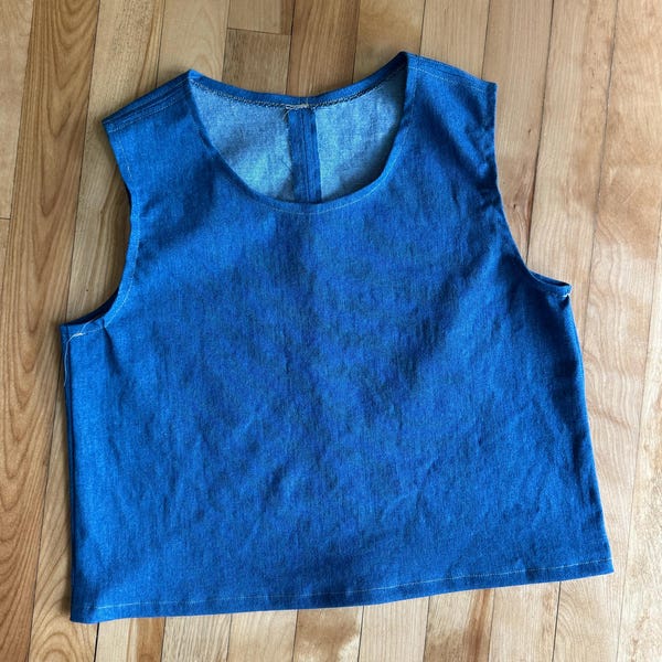 Tank Top Sewing Pattern PDF Easy Crop Top Pattern Beginner Friendly ...