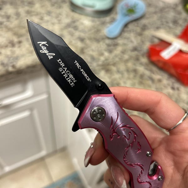 Personalized POLICE POCKET KNIVE for Knives Engraved Law Enforcement ...