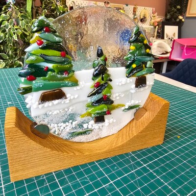 Fused Glass Display Stands With Central Groove for Glass Fusion Stands ...