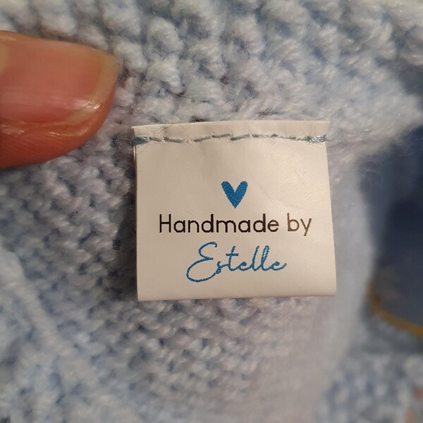 Set of 50 Custom Name Sewing Machinedesign Fabric Clothing Labels ...