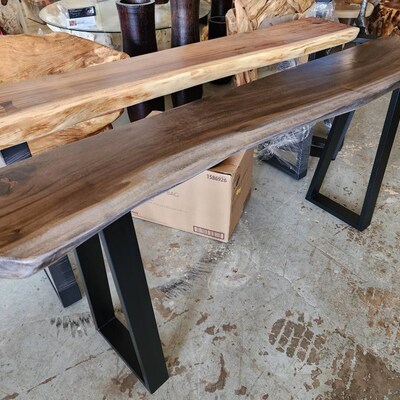 H 28 Inch Trapezoid Console Table Legs, 1 Pair, SS230 - Etsy