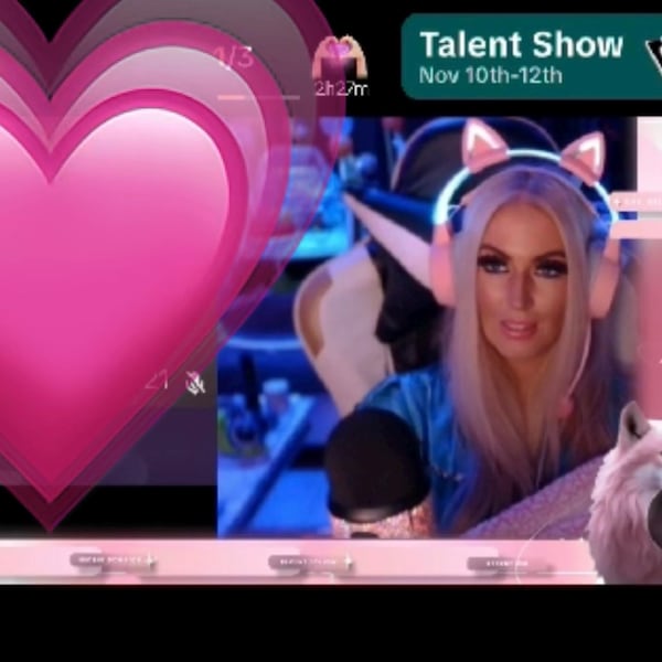 Aesthetic Y2K Pink | Animated Stream Overlay Pack - Etsy