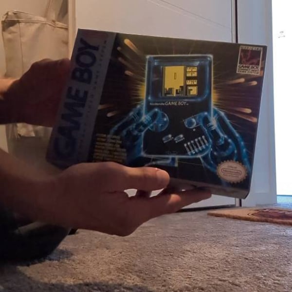 Game Boy Classic Replacement Console Box Box Only Gray Cardboard. - Etsy