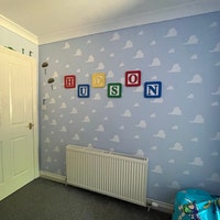 Toy Story Style Wooden Alphabet Blocks. Name Blocks. Personalised ...