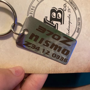 Your Handwritten Keychain Your Design Handwriting & Font Options ...