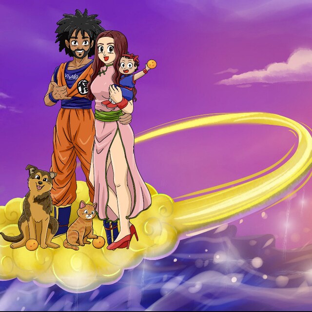 Dragon Ball Z Custom Portrait - Turn Yourself Into Anime Character