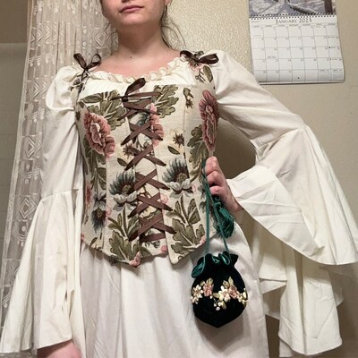 Renaissance Corset Peasant Bodice Ren Fair Corset Corset - Etsy