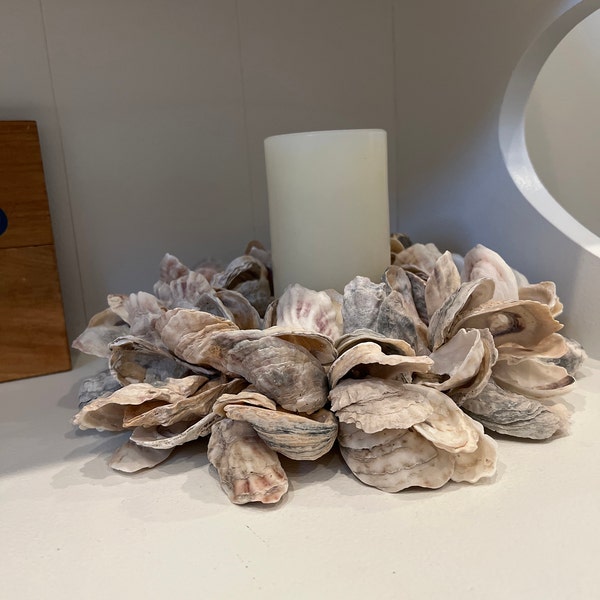 Oyster Shell Table Runner or Hanging Wall Decor. - Etsy
