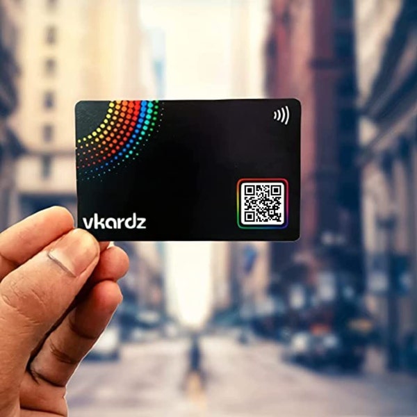 NFC Multi QR Code Business Social Media Sign | Payment Sign | Custom ...