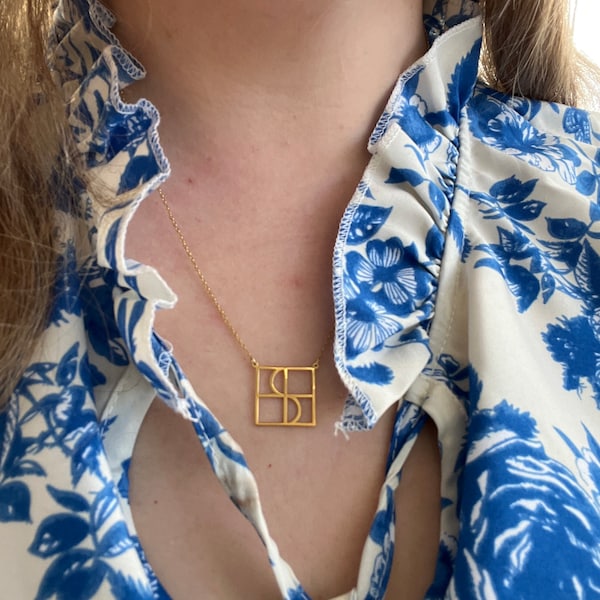 Jennifer Name Necklace - Unique Design Name Logo Necklace - Name ...