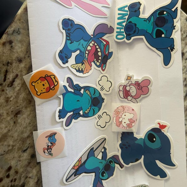 50 Christmas Stickers, Assorted Sticker Pack, Surprise Grab Bag ...