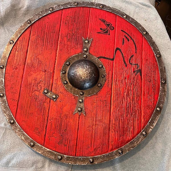 Ragnar Lothbrok Authentic Battleworn Viking Shield Etsy