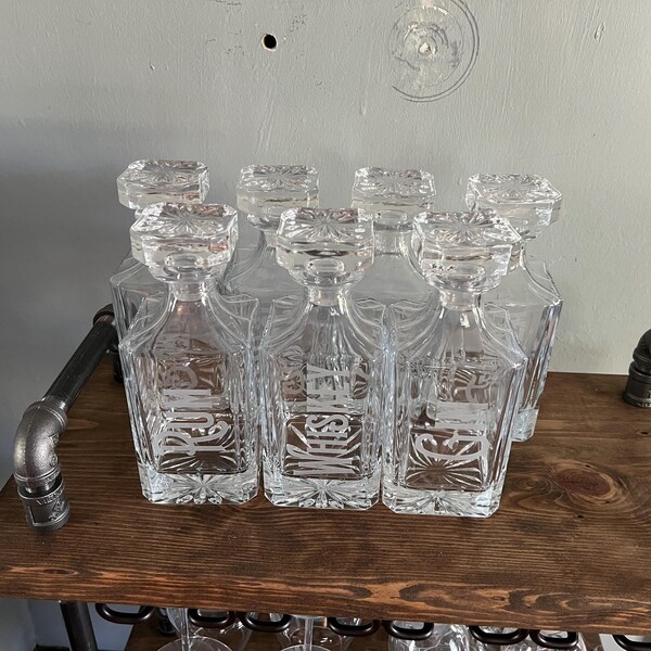 Infinity Whiskey Decanter, Blended Bourbon Decanter, Whiskey Gift ...