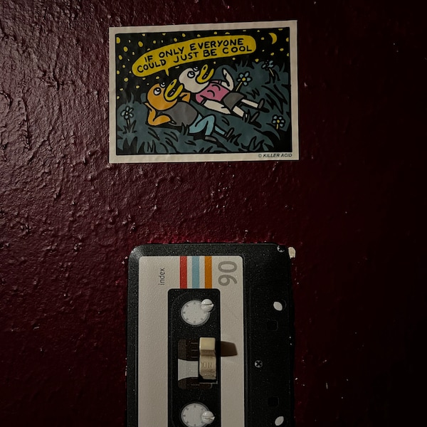Just Be Cool Killer Acid Sticker - Etsy