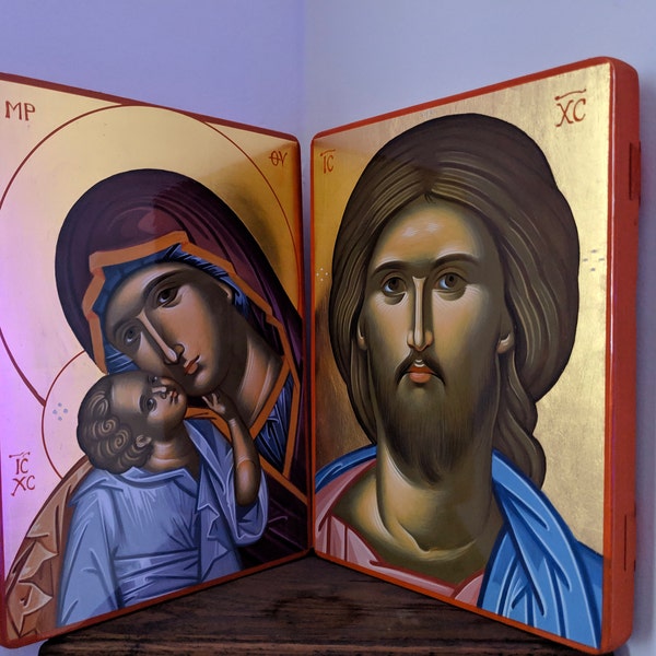 Icon of the Archangel Michael at the Second Coming of Christ,byzantine ...